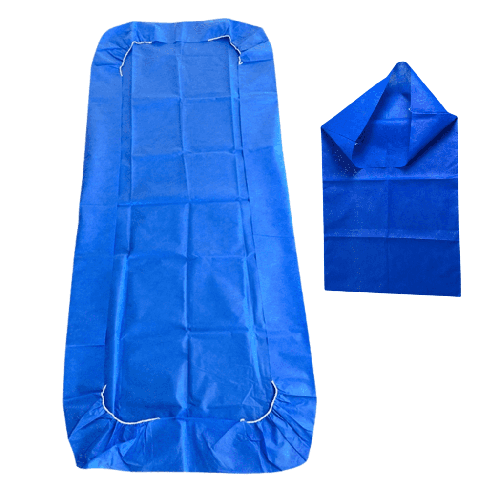 Disposable Fitted Bedsheet Set With Pillow Cover